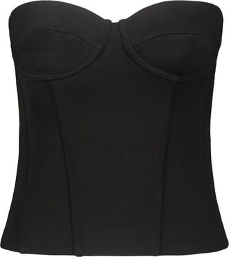 Wardrobe.NYC corset à fermeture zippée - Noir