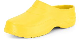 Ladeheid Damen und Herren leichte Eva Clogs Gartenclogs Gartenschuhe KL037 (Gelb1, 41 EU)