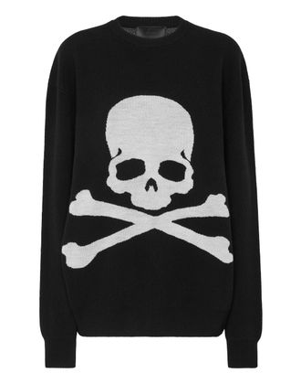 Philipp Plein Rundhalspullover Skull&Bones