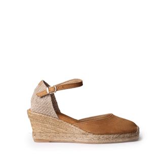 Toni Pons Wildleder-Espadrille für Damen - Lloret-5 - Cuero, 43 EU
