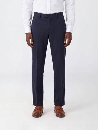 Seventy Pantalon chino droit en m&eacute;lange de laine et coton &agrave; pinces