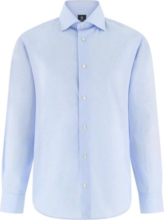 Boggi Milano Homme, Chemises, Bleu, Taille: 2XL Check Windsor Collar Shirt Slim Fit