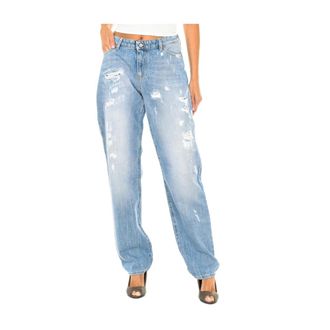 Armani Jeans Zerrissene Jeans Gerader Schnitt - - Jeans - Damen - Blau - W27