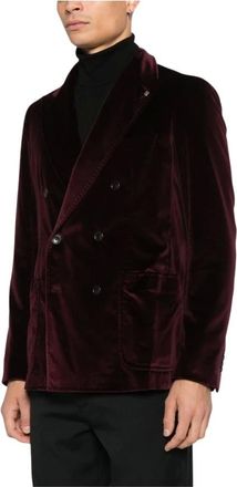 Tagliatore Homme, Vestes, Violet, Taille: L Blazer Crois&eacute;