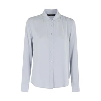 Seventy Femme, Blouses et Chemises, Bleu, Taille: 48 FR Chemise boutonn&eacute;e classique