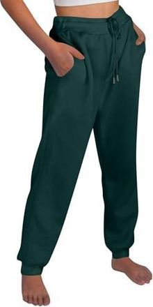 Generic Pantalon de jogging pour femme avec cordon de serrage - Jambe droite - Pantalon dentra&icirc;nement ample &agrave; taille &eacute;lastique - Pour le hip-hop, la gym et le