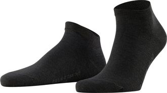 Falke Herren Sneakersocken Cool 24/7 M Sn Baumwolle kurz einfarbig 1 Paar, Grau Anthracite Melange 3080, 45-46