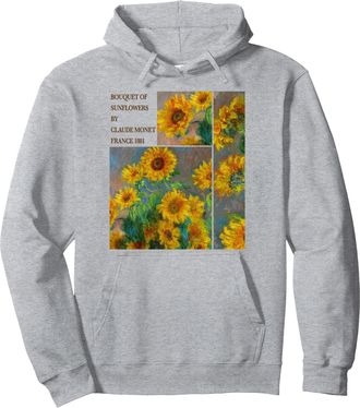 Trendy Apparel Bouquet Of Sunflowers By Claude Monet France 1881 Painting Pullover Hoodie