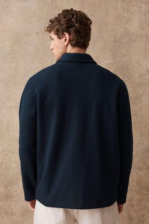 Next Fleecejacke Fleece-Hemdjacke im Wolllook (1-St)