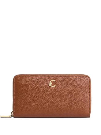 Coccinelle C-Me Portemonnaie mit Logo-Schild - Braun