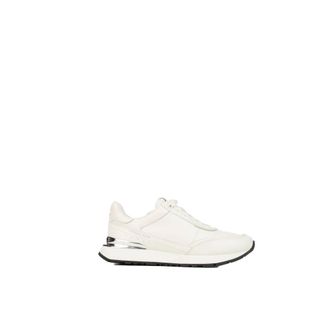 Michael Kors Femme, Chaussures, Blanc, Taille: 37 1/2 EU Nova Leather Trainer