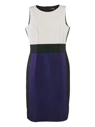 Paule Ka robe sans manches à design colour block - Violet