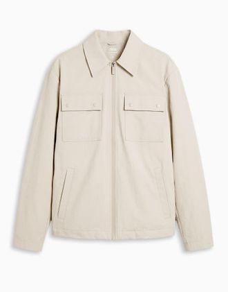 Asos MotionMAX - Surchemise en tissu stretch multidirectionnel - Taupe-Neutre