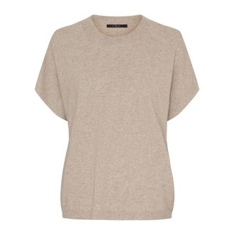 BTF-CPH Feines Strick-T-Shirt - - Knitwear - Damen - Beige - M
