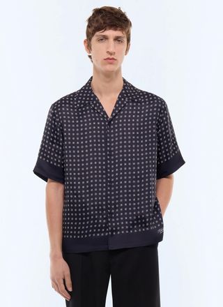 Fursac Chemisette &agrave; imprim&eacute; cravate - Taille XXL - Homme