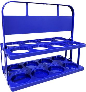 Generico Bierkorb - tragbare Getr&auml;nkekiste - Weinhalter f&uuml;r Getr&auml;nke mit 8 faltbaren Paketen mit Griff, wiederverwendbarem Service und Aufbewahrungsboxen f&uuml;r g