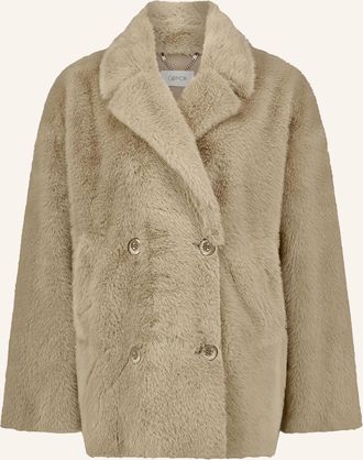 Cartoon Cartoon Kunstfell-Jacke beige