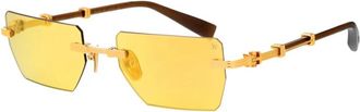 Balmain Stylische Sonnenbrille f&uuml;r einen sonnigen Tag - - Accessories - unisex - Gelb - 53 MM