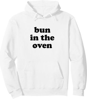 BDAZ Bun In The Oven Schwangere Schwangerschaft Ank&uuml;ndigung Lustig Pullover Hoodie