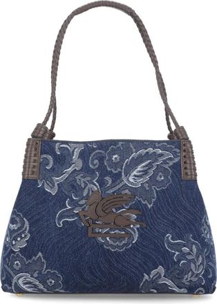 Etro Femme, Sacs, Bleu, Taille: ONE Size Libra Tote Bag