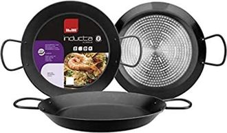 Ibili Ibili - Paella-Pfanne Inducta - Aluminium mit Metallgriffen, antihaftbeschichtet 42 cm