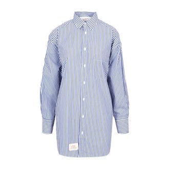 Giada Benincasa Oversized Long Shirt - - Blouses & Shirts - Damen - Blau - S