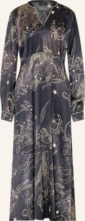 Grace Grace Satinkleid Mit Schmucksteinen schwarz