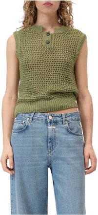 Closed Femme, Vestes, Vert, Taille: 42 FR Maille