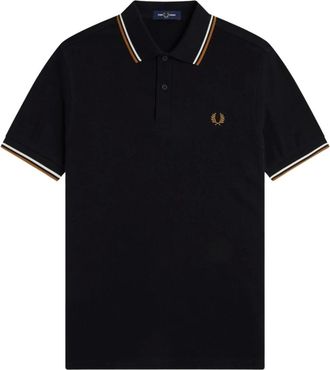 Fred Perry Homme, Tops, Noir, Taille: 2XL Polo M3600