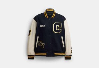 Coach Varsity Jacke Aus Wolle