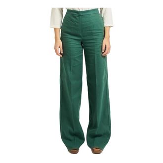 iBlues Femme, Pantalons, Vert, Taille: 40 FR Pantalon large