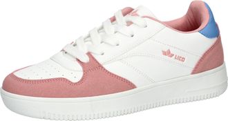 Lico Unisex Chad Sneaker, Weiss/Rosa/Blau, 39 EU