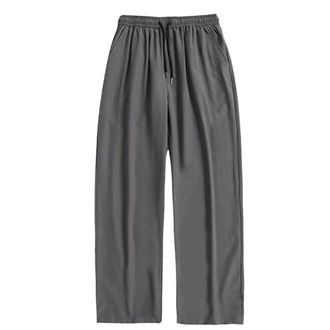 Generic Pantalon de jogging baggy pour homme - Couleur unie - Pantalon de surv&ecirc;tement confortable - Pantalon de loisirs - Pantalon de course fin - Pantalon dr