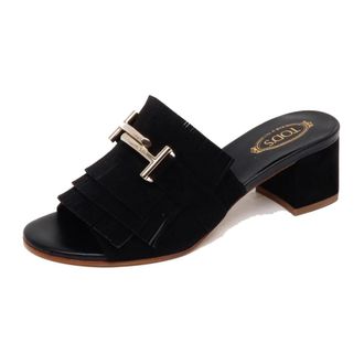 Tod's Wildleder Sandale Schuh Modell Xxw38A0X700Hr0B999 - - Shoes - Damen - Schwarzk - 35 EU