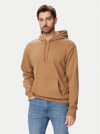 Lacoste Sweatshirt SH8863 Hellbraun Relaxed Fit
