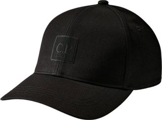C.P. Company C.p. Company, Homme, Accessoires, Noir, Taille: XL Metropolis Series Polyester Twill Logo Cap