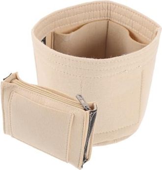 Hemoton Organisateur Sac &agrave; Main Feutre avec Poches Multiples pour Femme Insert Sac Cabas Pratique pour Cosm&eacute;tiques Cl&eacute;s et T&eacute;l&eacute;phone Organiseur Fourre-tout L&eacute;