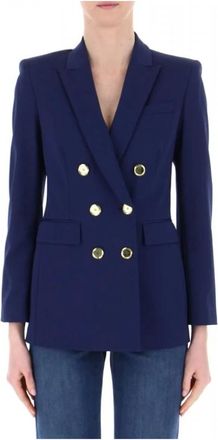 Pinko Pinko, Femme, Vestes, Bleu, Taille: 42 FR Signum Jacket