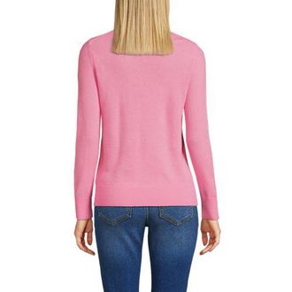 Lands End Rollkragen-Pullover aus Kaschmir, Damen, Gr&ouml;&szlig;e:40-42 regular, Pink, Kaschmir, by Lands End