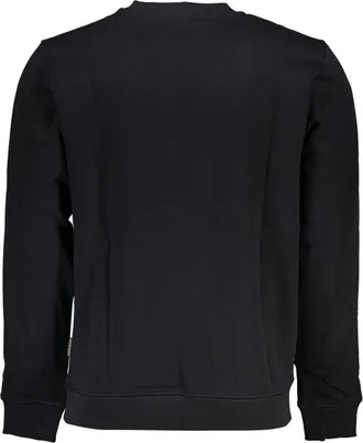 Napapijri Flag-Embroidered Sweatshirt - Black