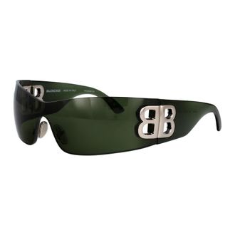 Balenciaga Shield Sonnenbrille - - Accessories - Damen - Gr&uuml;n - ONE SIZE