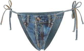 Diesel Femme, Maillots de bain, Bleu, Taille: 36 FR Jodie-DNM Bikini Bottoms
