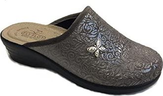 FLY FLOT L8P44 6E Sandales dhiver avec chêne, semelle intérieure en cuir véritable fabriquée en Italie, Rovere, 39 EU