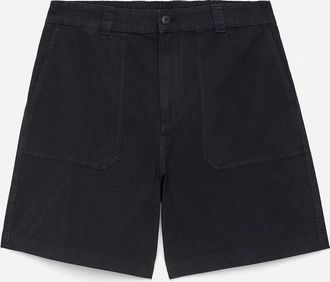 Arket Twillshorts Im Workwear-Look -Blau
