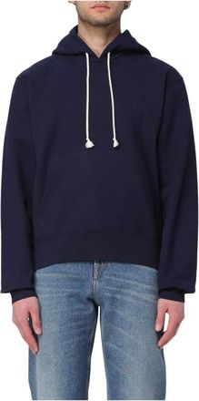 Saint Laurent Herren, Sweatshirts & Hoodies, Blau, SGröße
