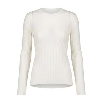 Pinko Muggito Rippstrick-Pullover mit Rollkragen - - Knitwear - Damen - Wei&szlig; - M