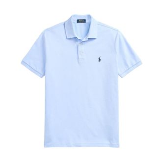 Ralph Lauren Slim Fit Stretch Mesh Polo Shirt - - Tops - Herren - Blau - XL