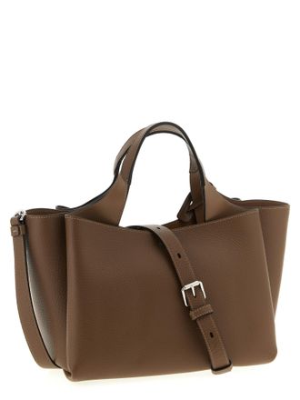 Tod's Womens Apa Shoulder Bag Brown Calfskin Leather