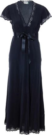 Rixo Marlice lace V-neck midi dress - Blau