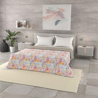Italian Bed Linen Sommer Steppdecke Basic, Mikrofaser, Francis, 250x240cm